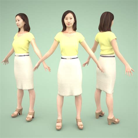 Artstation Animated 3d People 100aya Resources