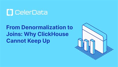 From Denormalization To Joins Why ClickHouse Cannot Keep Up