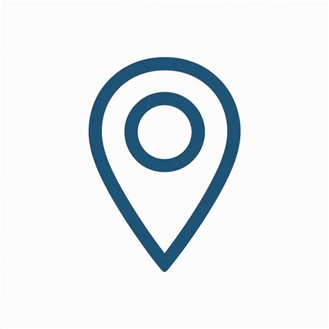 A Colored Pin Or Marker Commonly Used To Denote Locations On Maps Or