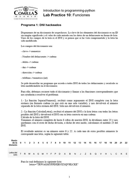 Practica 10 Python Pdf Jugando A Las Cartas Python Lenguaje De Programación