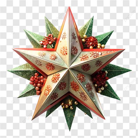 윤기 나는 빨간색과 금색 크리스마스 스타 클립 아트 장식 크리스마스 별 클립 아트 레드 골드 스타 3d 크리스마스 별 클립 아트 Png 일러스트 및 이미지 에 대한