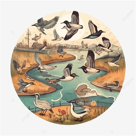 World Migratory Bird Day Migratory Bird Vintage Style World Migratory