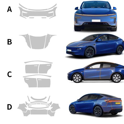 2025 Tesla Model Y Juniper Clear Pre Cut Ppf Kit Tpu Invisible Full Tlyard