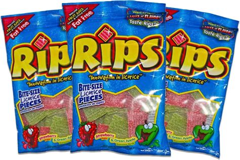 Rips Rainbow Bite Size Sugar Candy 4 Ounce Bag Grocery And Gourmet Food