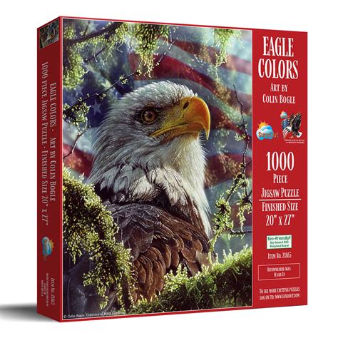 Eagle Colors 1000 Piece Jigsaw Puzzle By SunsOut Puzzle Warehouse
