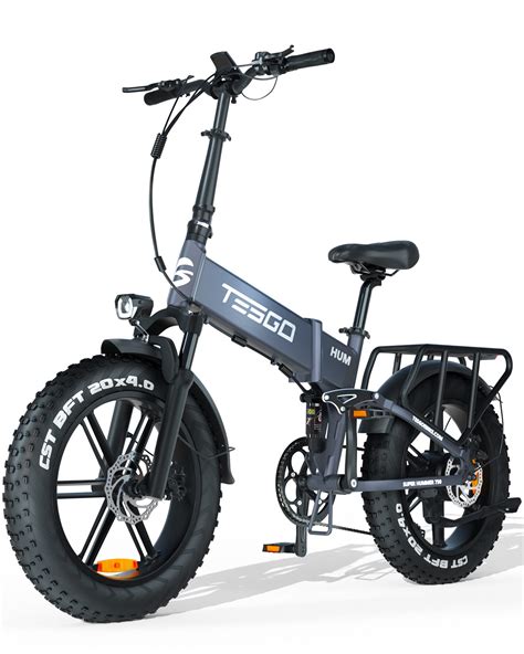 Buy Tesgo Folding Electric Bike For Adults 750w Hummer Pro With
