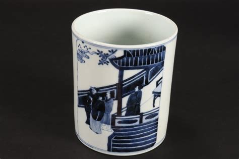 Sold At Auction Chinese Qing Dynasty Blue And White Porcelain