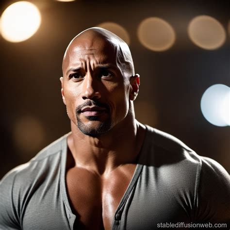 Dwayne The Rock Johnson Playing Xbox Inside A Fridge Prompts Stable
