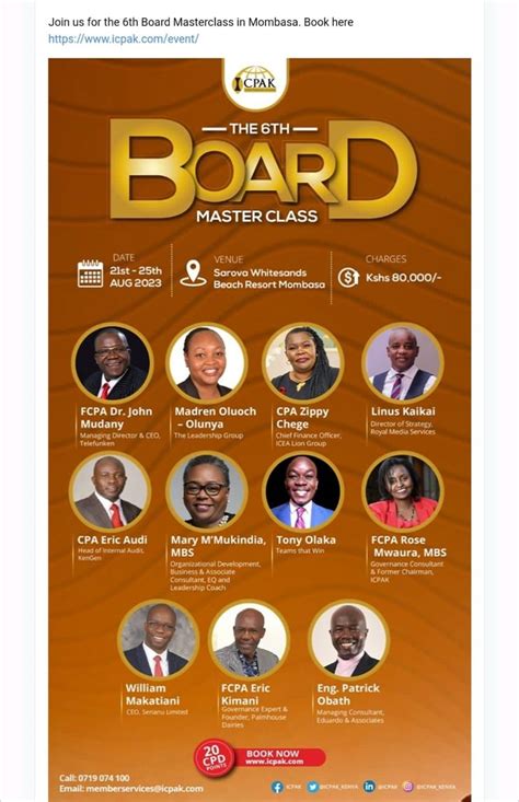 zipporah mungai chege on linkedin join us for the 6th board