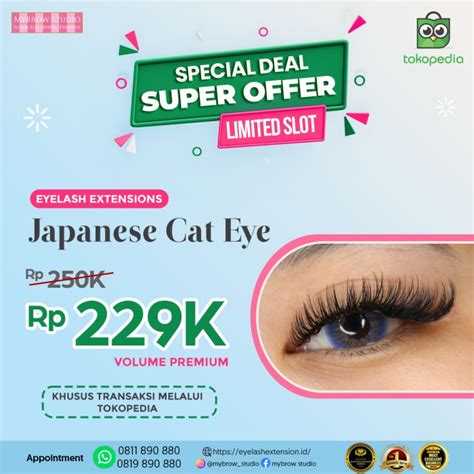 Promo Premium Volume K Japanese Cat Eye Style Eyelash Extensions