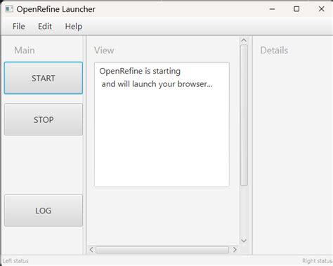 New Javafx Launcher For Openrefine Development And Design Openrefine