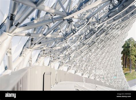 A Close Up View Reveals The Stunning Architectural Details Of A Large