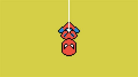 Pixel Art Pixels Spider Man Simple Wallpapers Hd Desktop And