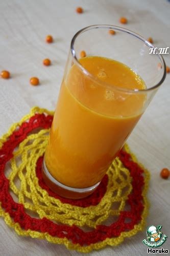 Облепиховый морс – кулинарный рецепт