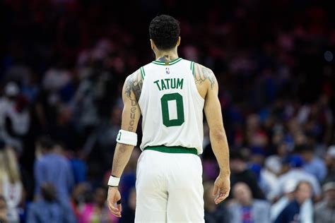 Jayson Tatums Viral Quote After Celtics Beat 76ers Fastbreak On