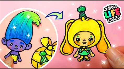 BABY BUNZO BUNNY Costume In Toca Life Troll Transform DIY Poppy