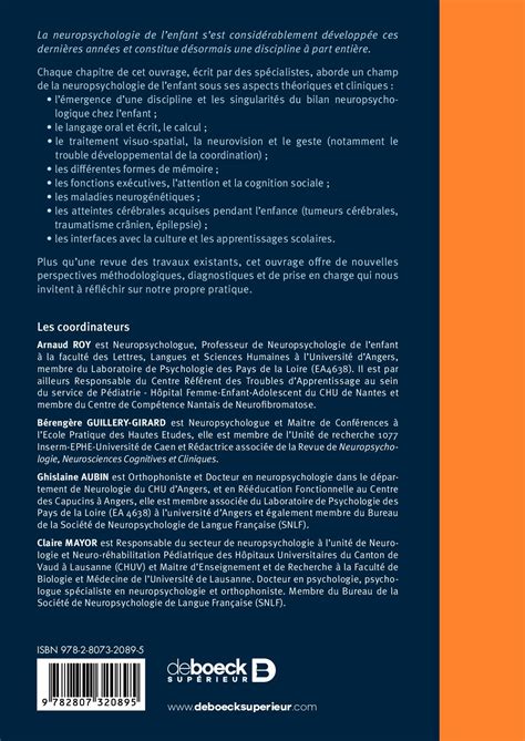 Neuropsychologie De Lenfant Calameo Downloader