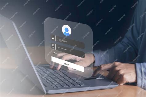 Premium Photo The System Authenticates Users With Name And Password