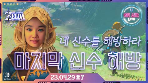 [live] 마지막 신수 해방ㅣ화염의 신수 바 루다니아 젤다의 전설 야생의 숨결 The Legend Of Zelda