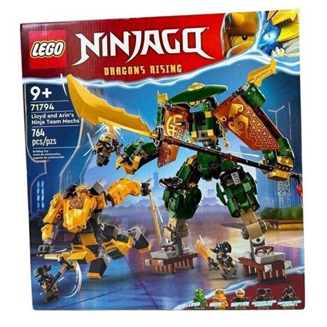 Lego Toys Lego Ninjagodragons Rising Lloyd Arins Ninja Team Mechs