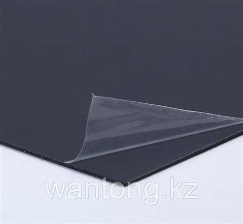 Черный листовой пластик PVC 2 мм купить в Алматы - Wantong