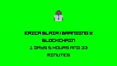 Erica Blair Branding X Blockchain Hackernoon