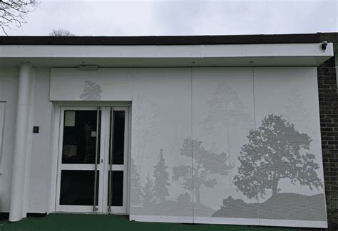 Perforated Exterior Cladding For Architecture And Design