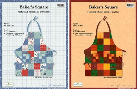 Patchwork Bakers Square Apron Pattern Free Digital Download