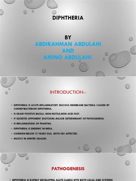 Diphtheria Infection Pdf Medical Specialties Clinical Medicine