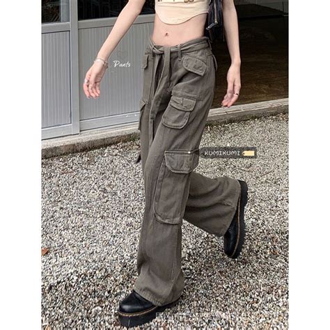 กางเกงยีนขายาว เอวสูง ทรงตรง ทรงหลวม สไตล์เกาหลี ฮ่องกง เรโทร สําหรับผู้หญิง Sssuper Th Thaipick