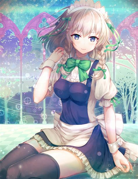 Izayoi Sakuya Sakuya Sakuya Izayoi Touhou Project Touhou Тохо