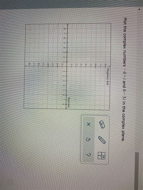Solved Plot The Complex Numbers 4i And 6 3i In The Complex