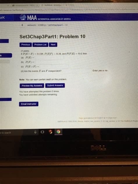 solved p e intersection f 0 128 p e f 0 16 and