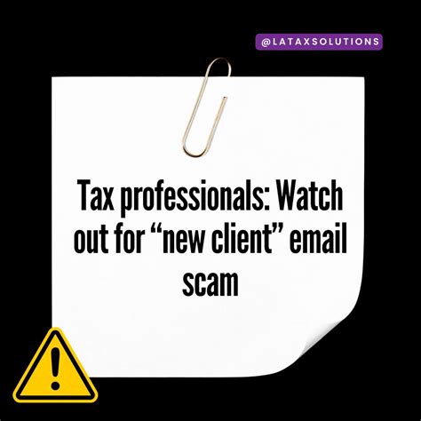 La Tax Solutions On Linkedin Taxscamalert Staysafeonline
