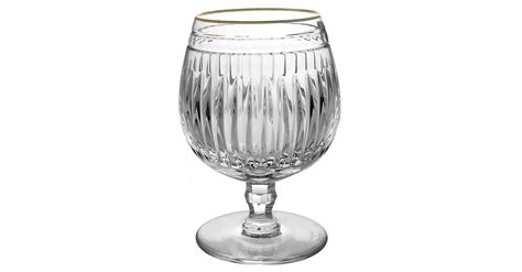 Hanover Gold Brandy Glass By Waterford Crystal Replacements Ltd