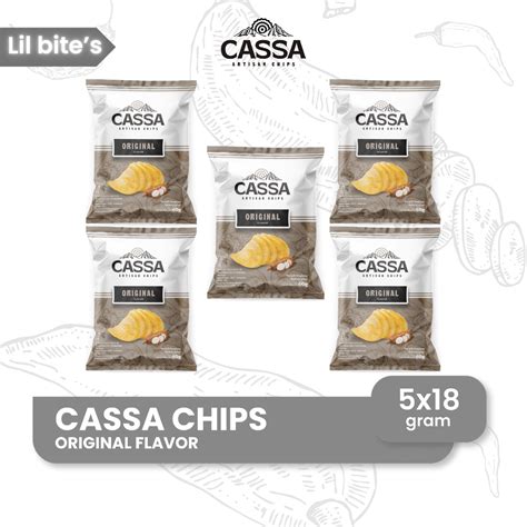 Jual 5 Pcs Keripik Cassa Original Flavor 18gr Snack Crunch Shopee