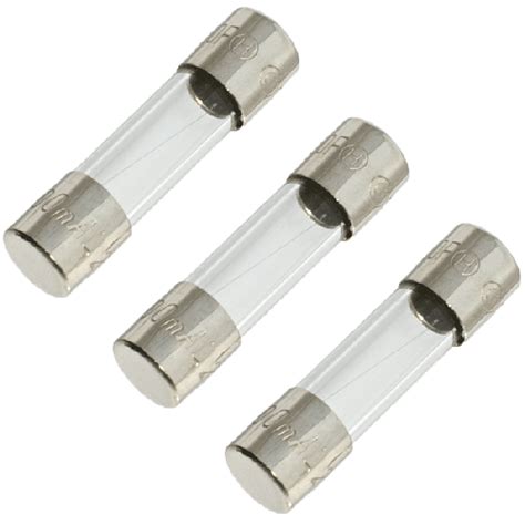 Tandy 500ma 250v 5x20mm Fast Acting Glass Fuse 3pk
