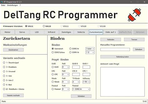 Software Zum Programmieren Von Dt Rc Empfängern Mein Modellbahnblog