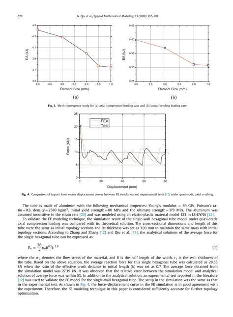 Topological Design Of Multi Cell Hexagonal Tubes Under Axial And