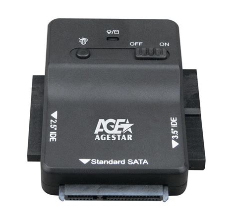 Адаптер-переходник для HDD AgeStar 3FBCP1 IDE SATA пластик, 2.5" 3.5 ...