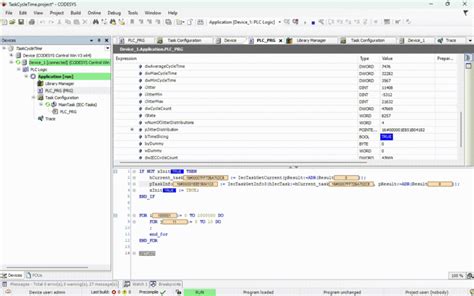 Codesys Tutorial How To Get The Actual Cycle Time Of A Current Task