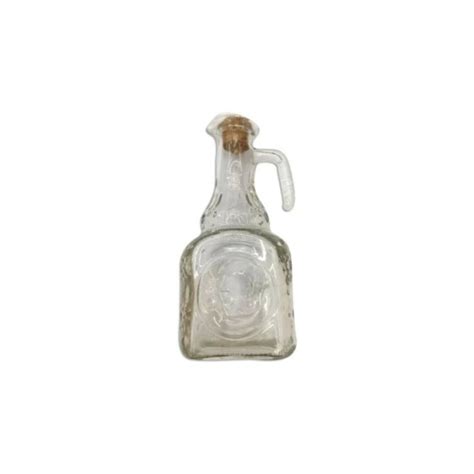 ACEITERO DE VIDRIO CON TAPON DE CORCH MULTICOLOR Todolandia