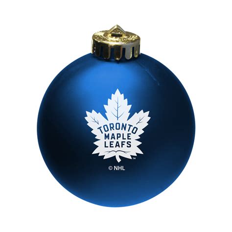 Toronto Maple Leafs Shatter Proof Single Ball Christmas Ornament Nhl H