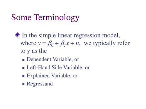 PPT The Simple Regression Model PowerPoint Presentation Free Download ID 7205