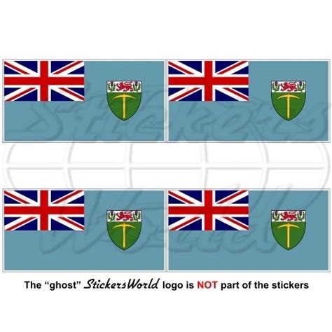 Rhodesia Rhodesian Flag 1964 1968 Vinyl Decals Bumper Helmet Stickers 50mm X4 Eur 3 83