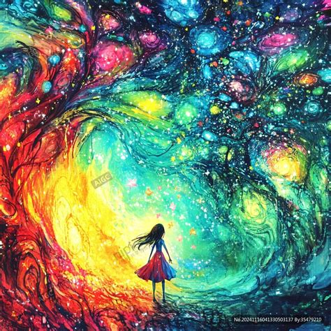 Ai创作图梦幻星空插画 星空女孩插画 3d星空画 梦幻星空立体画 宇宙女孩插画 炫酷星空画 梦幻星空壁画 3d创意星空地板画 高清酷炫星空地板画 创意梦幻星空 彩色梦幻星空 二次元梦幻插画