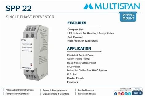 3 Pole Industrial Relay Single Phase Preventer For Electrical Panels At Best Price In Kolkata
