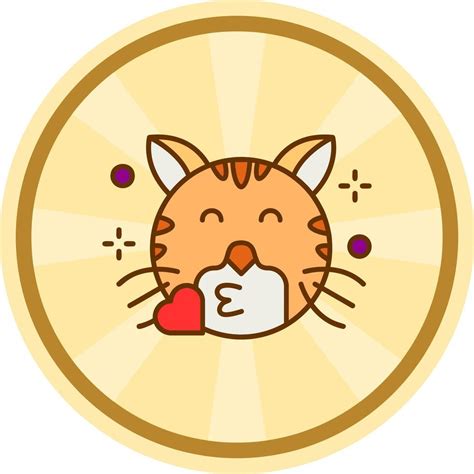 Kiss Comic Circle Icon 38273877 Vector Art At Vecteezy