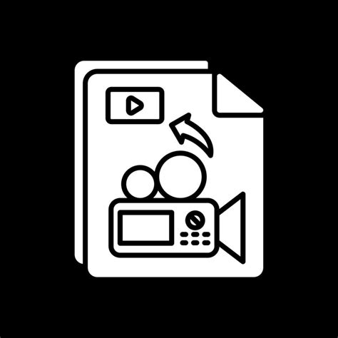 Glifo Invertido Icono Diseño 43910485 Vector En Vecteezy