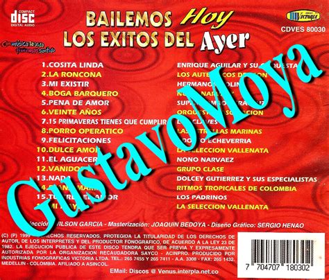 Melodias De Colombia Bailemos Hoy Los Exitos Del Ayer
